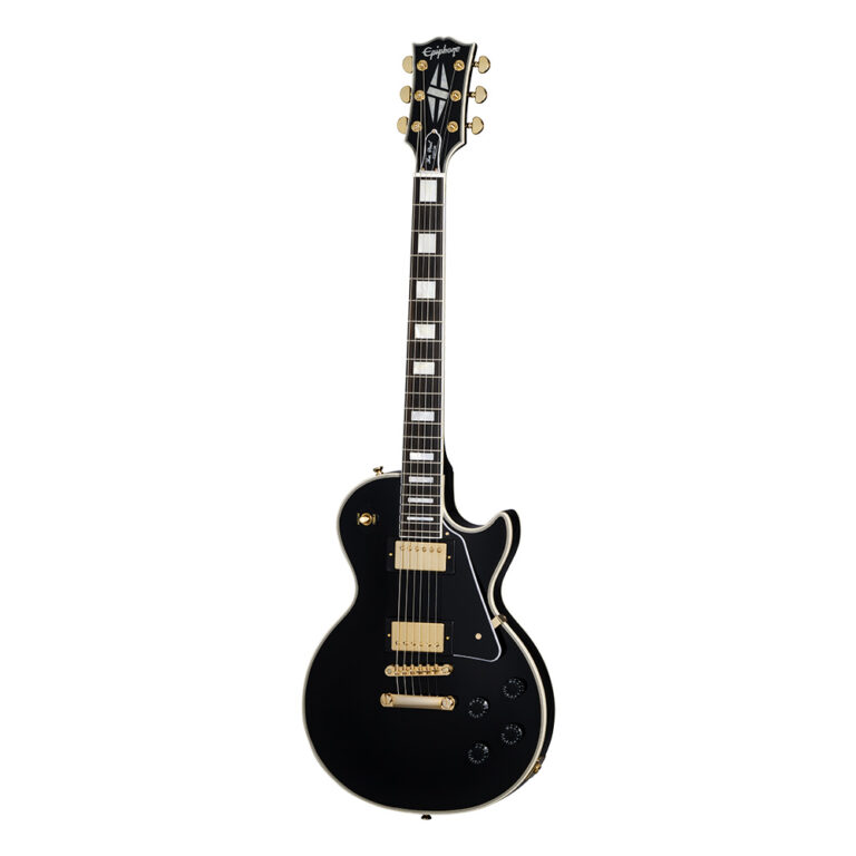 Guitarra eléctrica – IGC Les Paul Custom Ebony – Epiphone – ECLPCEBGH1 ...