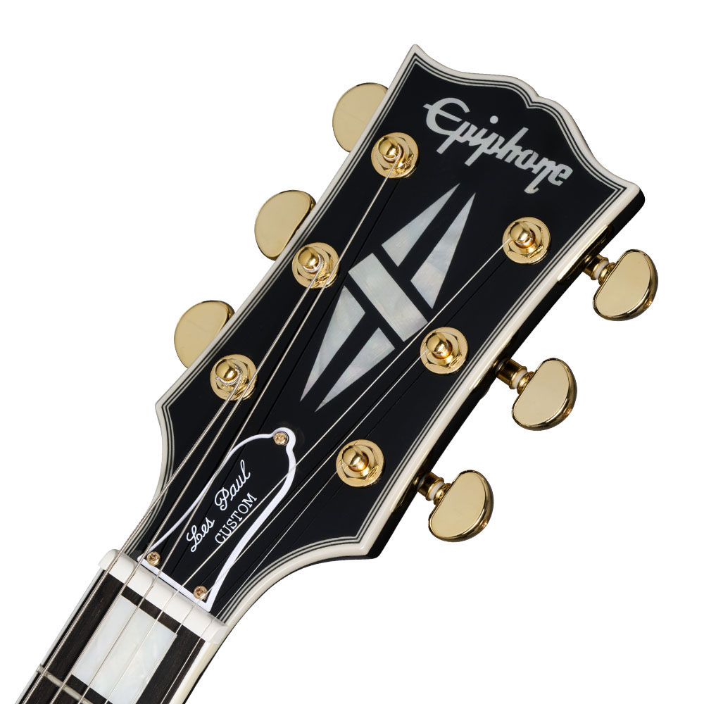 Guitarra eléctrica – IGC Les Paul Custom Ebony – Epiphone – ECLPCEBGH1 ...